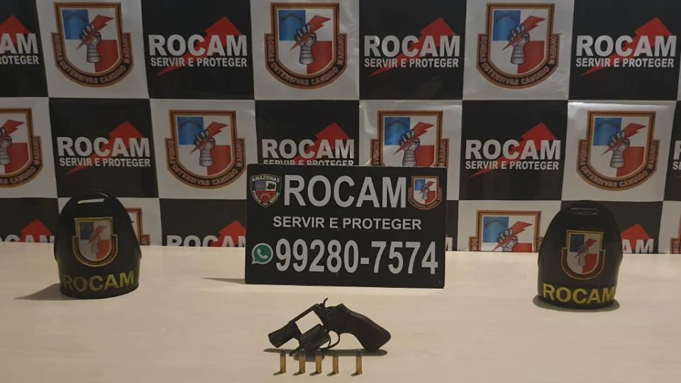 Homem é detido por policiais da Rocam, suspeito de porte ilegal de arma ...